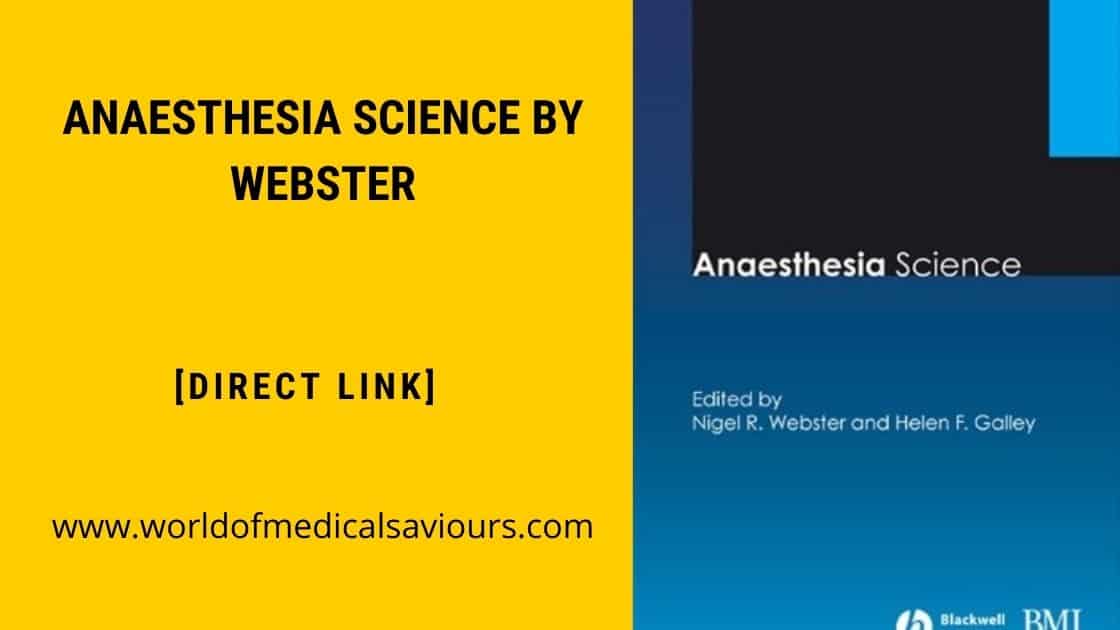 Anaesthesia Science by Webster - WOMS