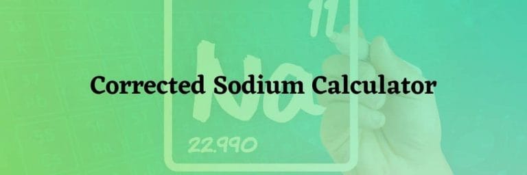 Corrected Sodium Calculator - WOMS