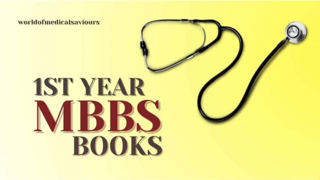 What are the 1st year MBBS books? - WOMS