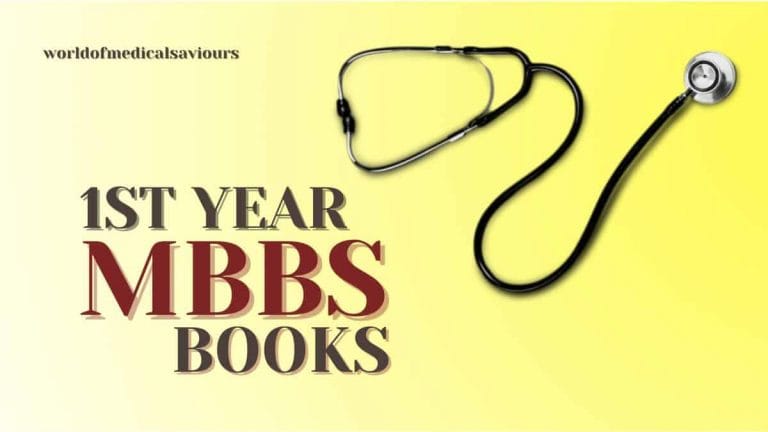 What are the 1st year MBBS books? - WOMS