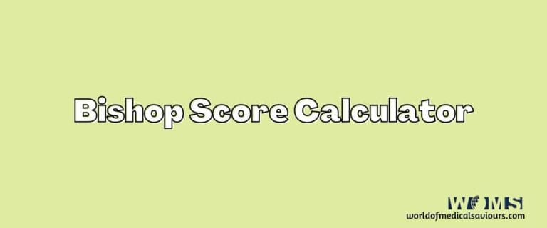 Bishop Score Calculator - WOMS